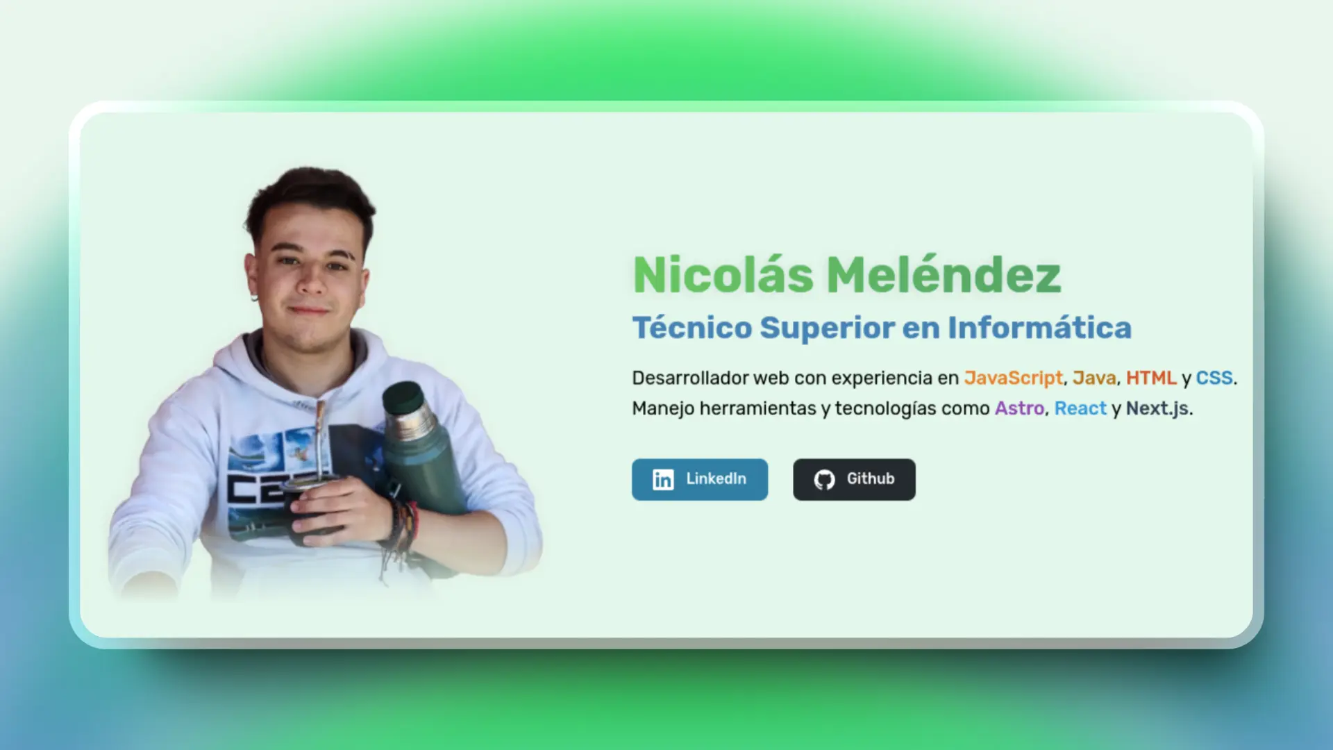 Hackathon Weekend 3.0 - Nicolás Meléndez